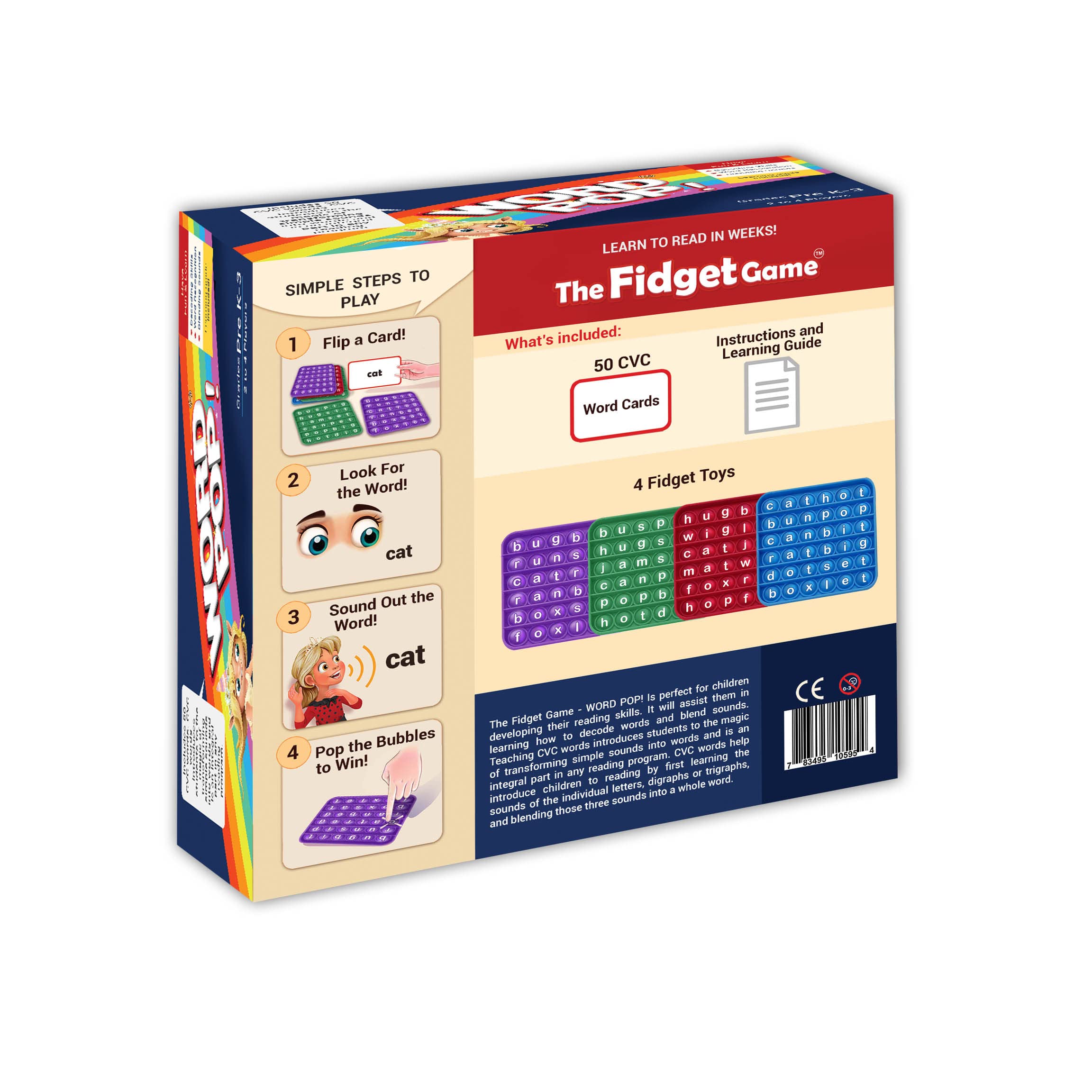 Snapklik.com : Word Pop CVC Words Games - Learn To Read In Weeks ...