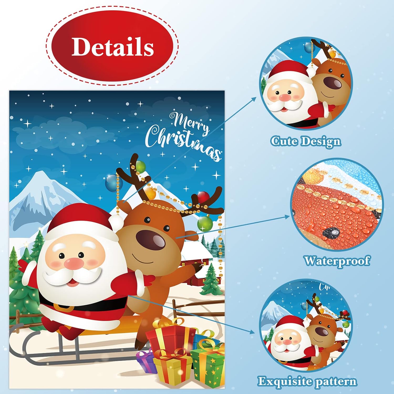 Christmas Party Games, Pin The Nose on The Reindeer and Pin The Hat on ...