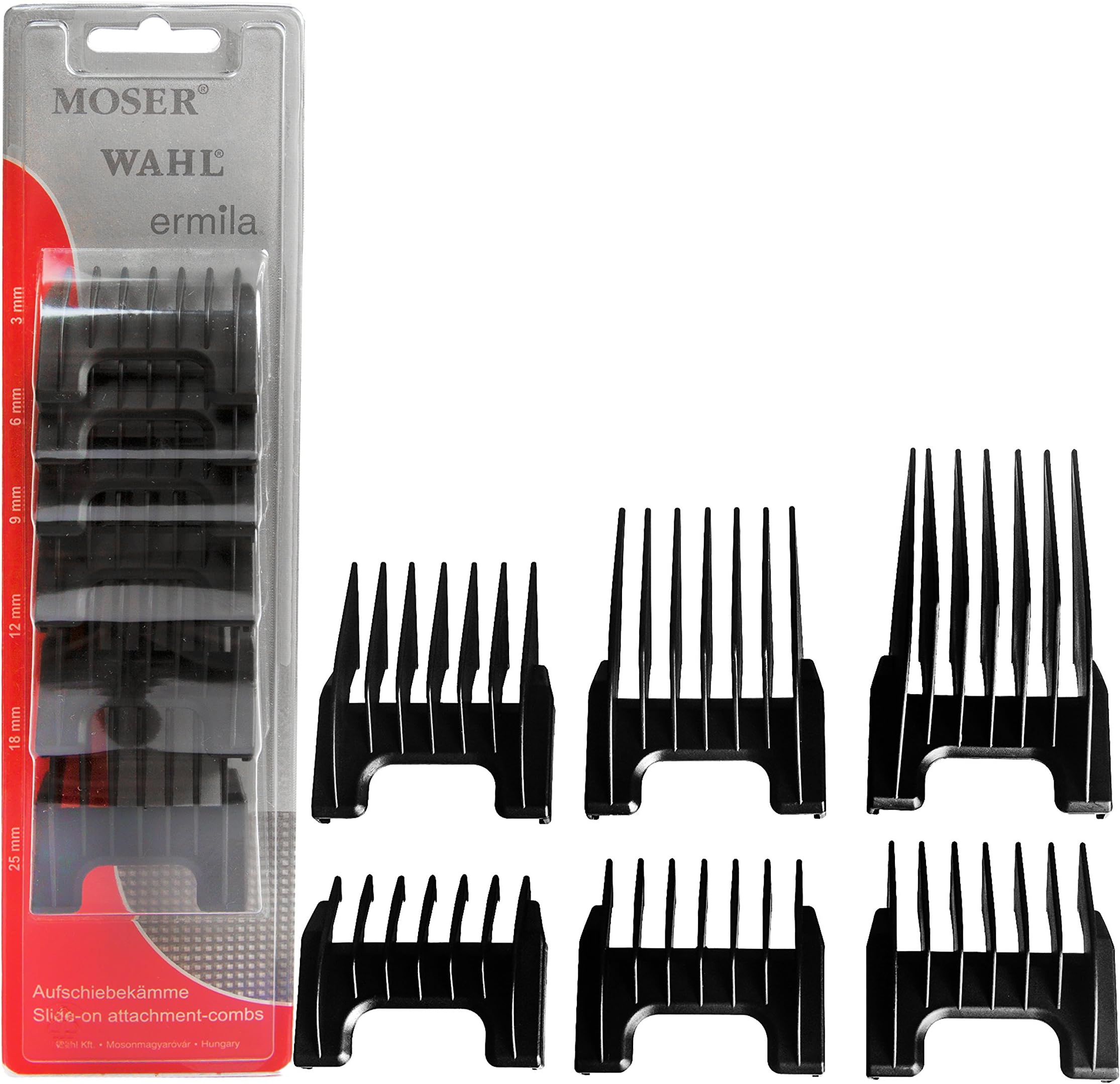 Wahl Stainless Steel Comb Attachments, Combs for Standard Max 45 ...