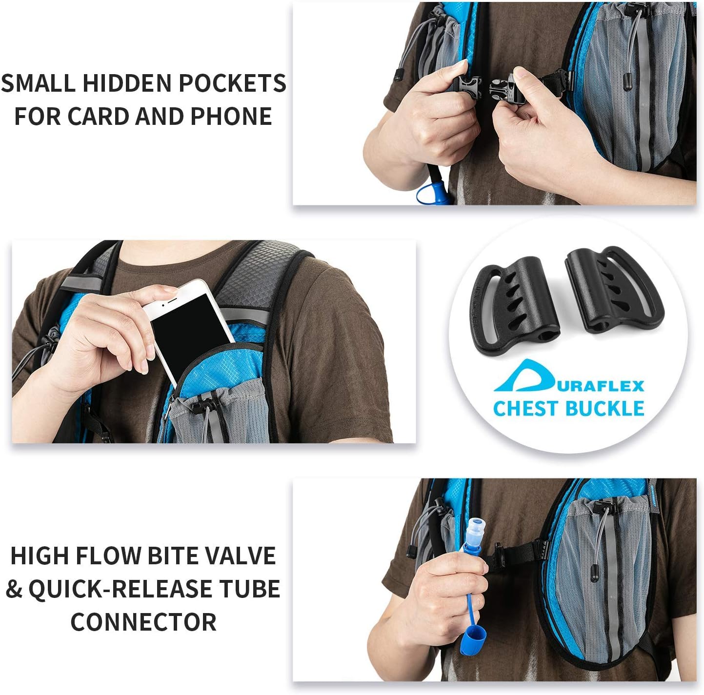 Gelindo Hydration Backpack Running Water Backpack with 2L Hydration ...