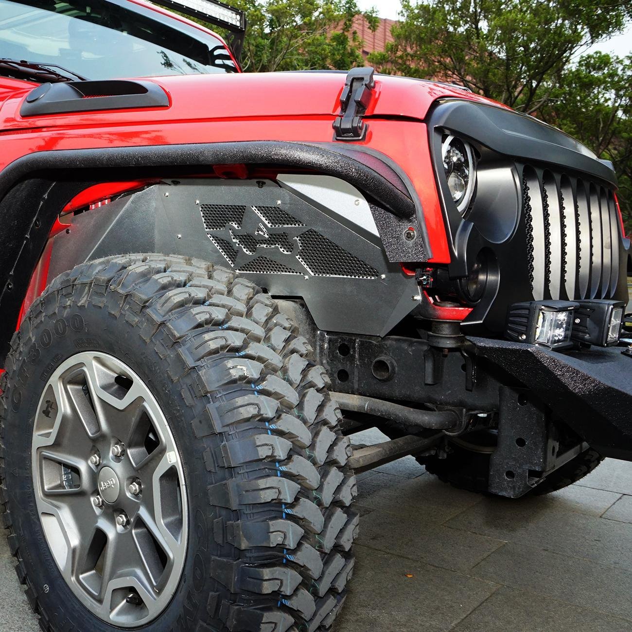 Snapklik.com : Front Inner Fender Liners, High Strength Aluminum Alloy ...