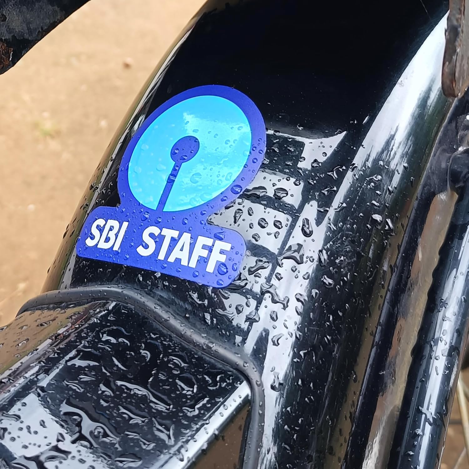 Stickato-Car & Bike 3D Embossed Bumper Sticker for SBI Employees ...