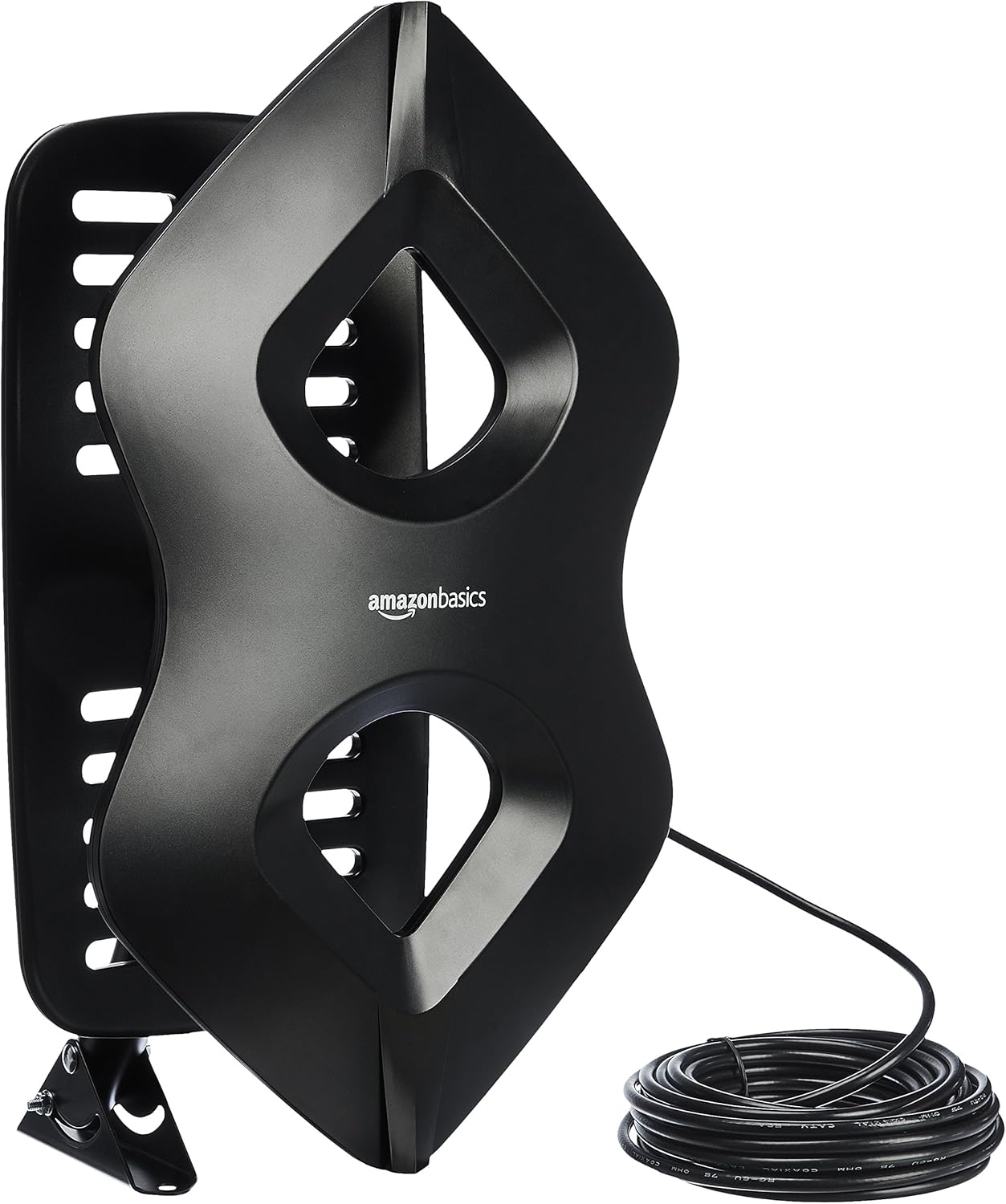 Amazon.com: Amazon Basics Amplified Indoor/Outdoor TV Antenna - 60 Mile ...