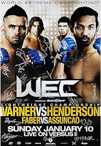 Amazon.com: WEC 46 Varner vs. Henderson Autographed 27" x 39" 20 ...