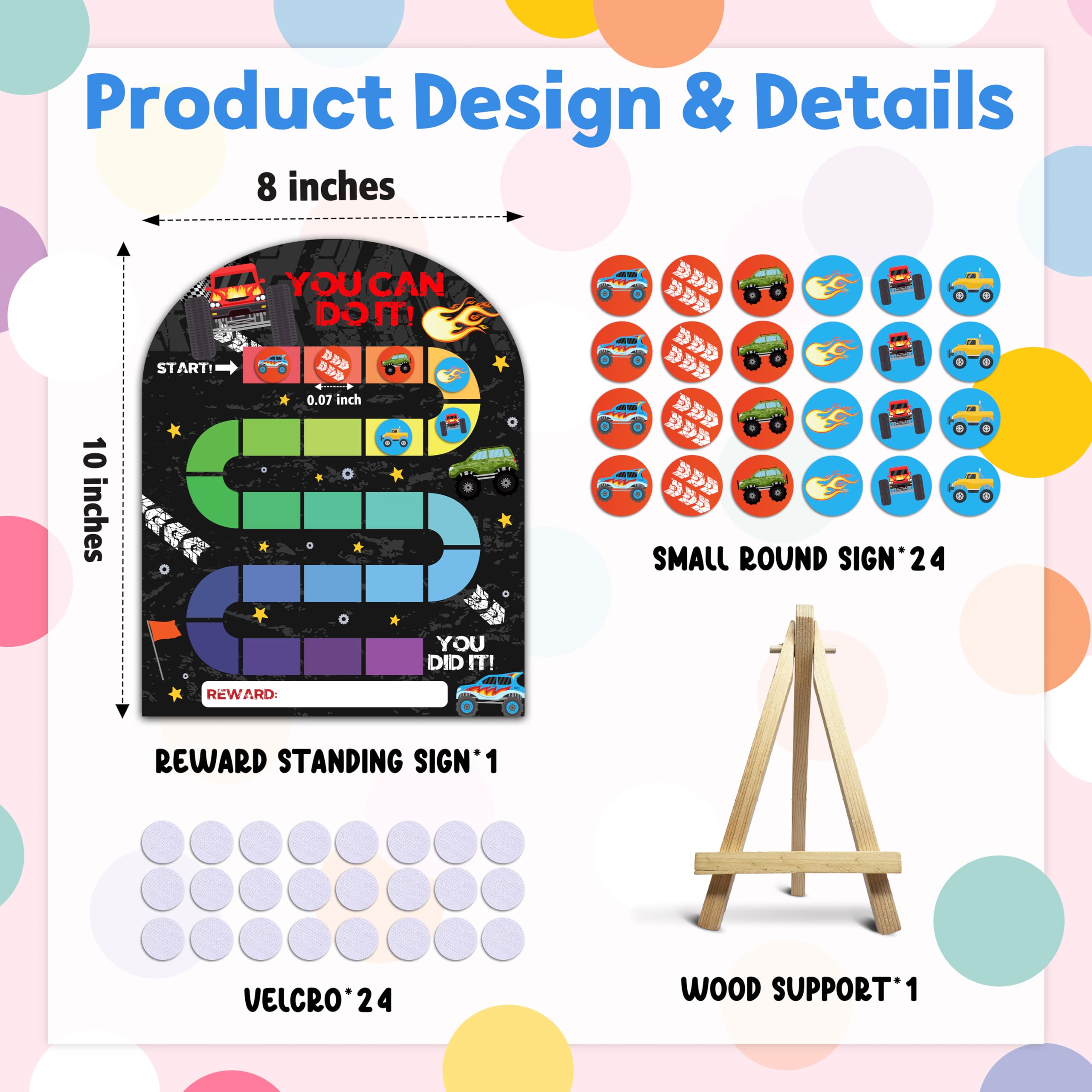Snapklik.com : Race Car Reward Chart, Behavior Chart For Kids At Home ...