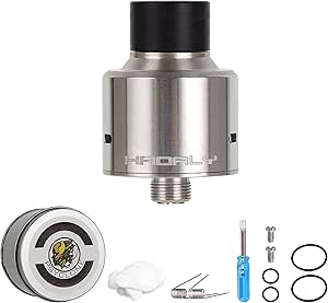 WOLFTEETH RDA Clone Rebuildable Dripping Atomizer Dual Coil Hadaly 22mm ...