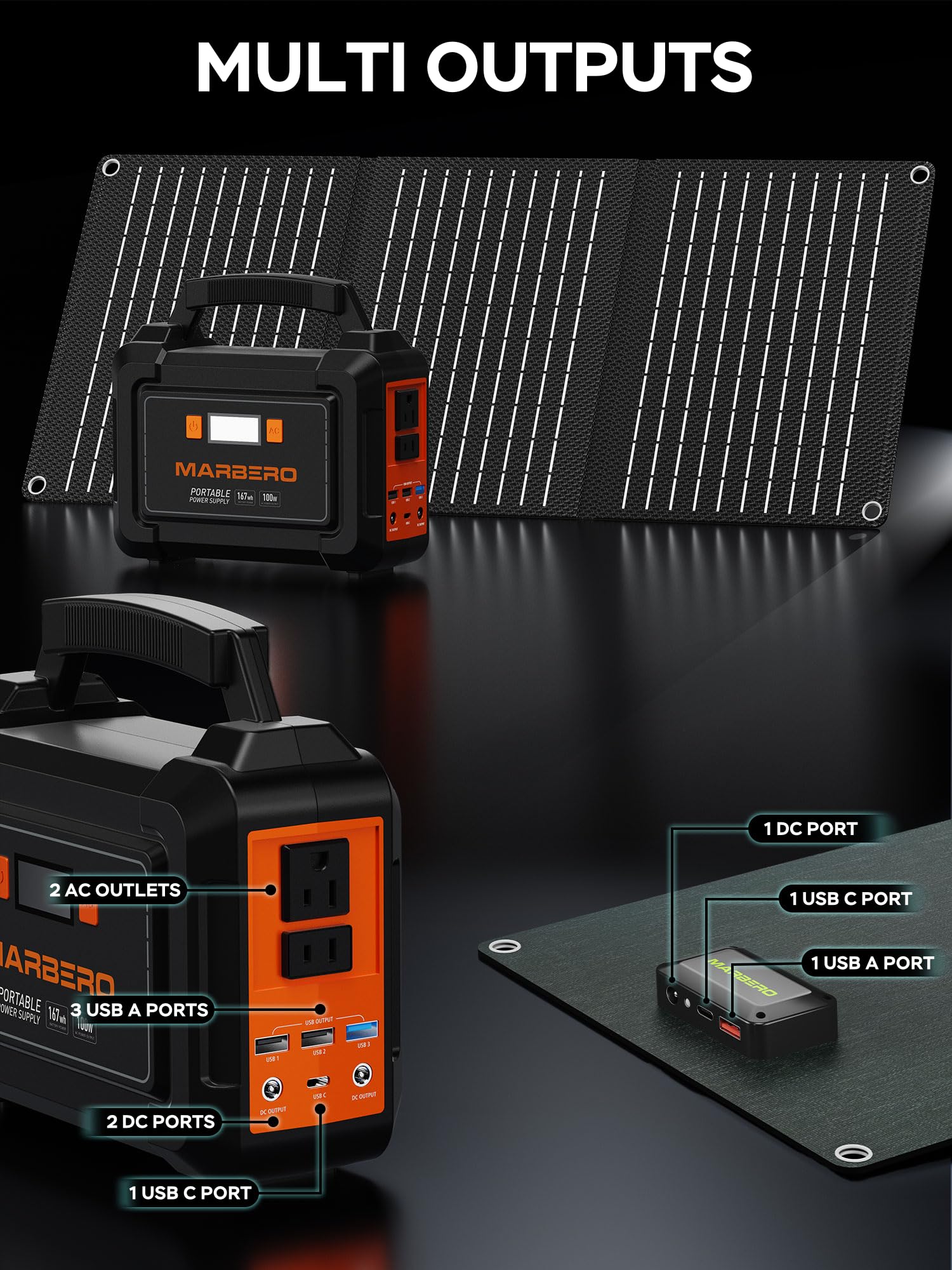 MARBERO Solar Generator 1...B0CQ1KXZGG | Encarguelo.com.ve