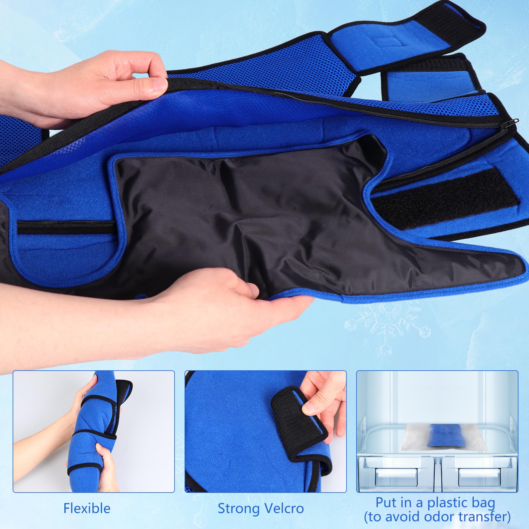 Snapklik.com : Cozyhealth Ankle Ice Pack Wrap For Foot Pain Relief And ...