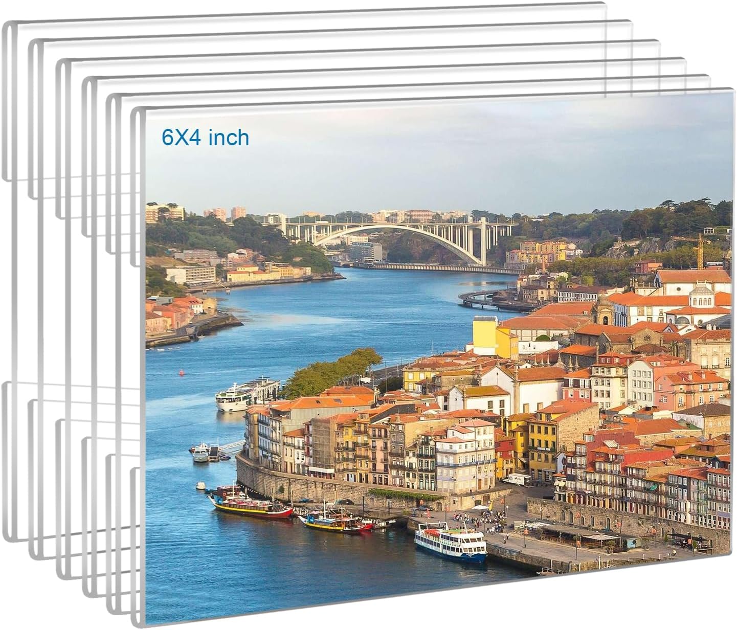 Amazon.com - Ludery 4x6 Acrylic Picture Frames Set of 6, Clear Photo ...