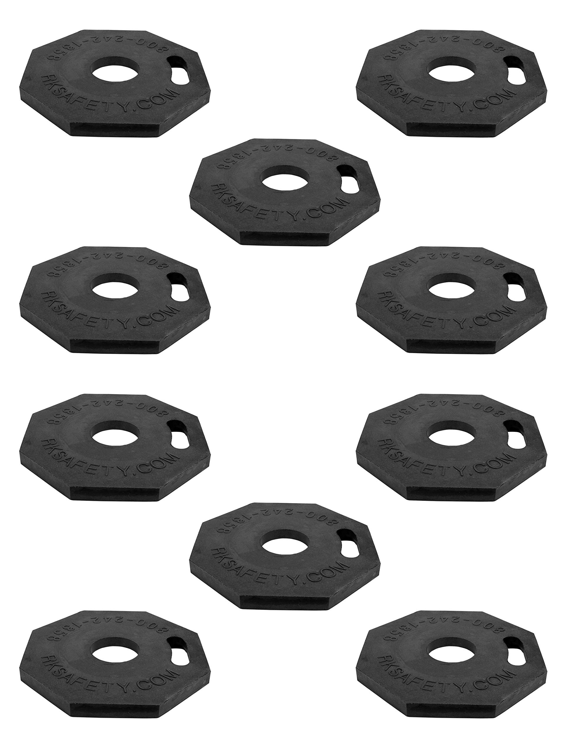 Amazon.com: Troy Safety, 12 lbs Octagonal Rubber Base for Portable ...