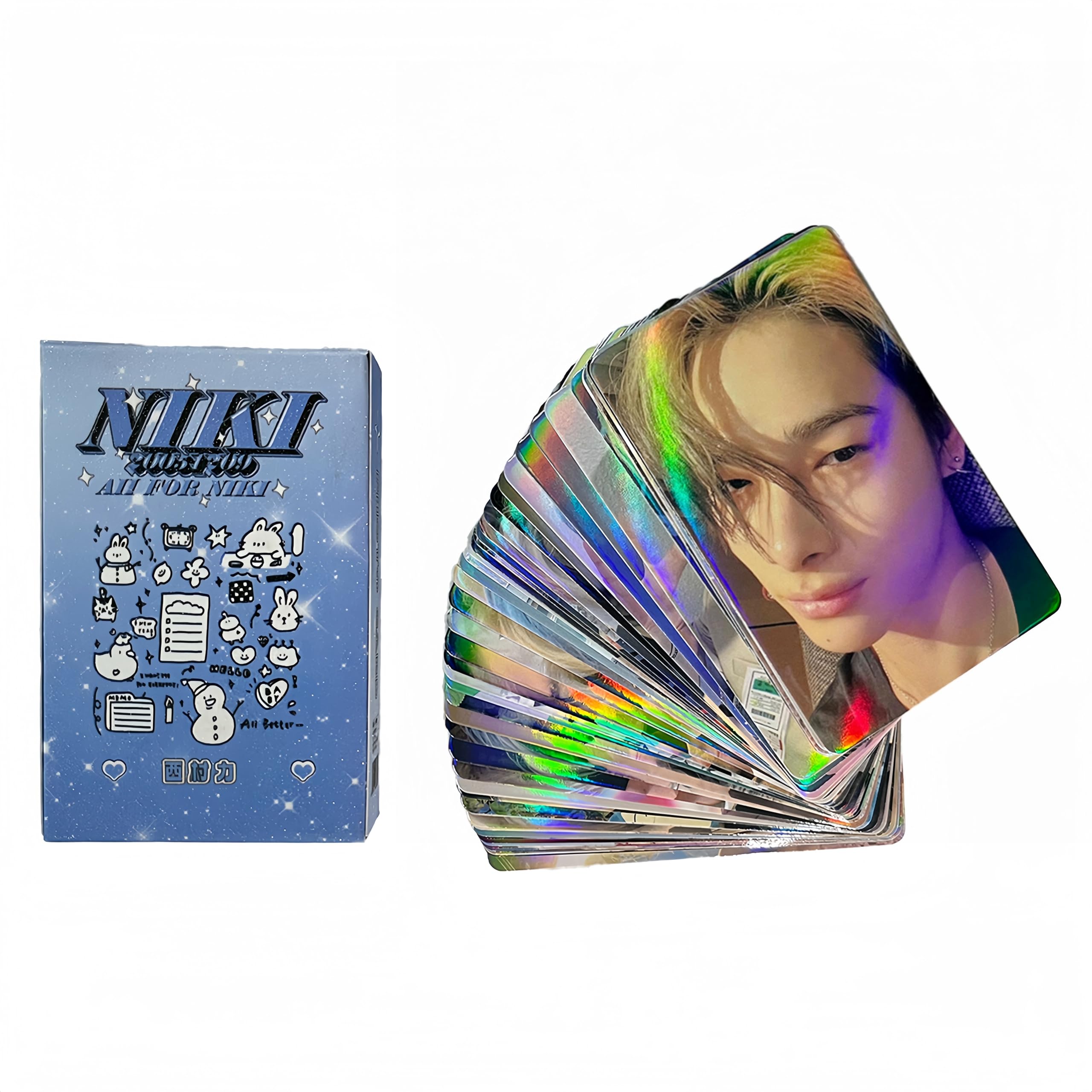 Buy NI-KI Laser Cards 50pcs ENHYPEN Photocards ENHYPEN NI-KI Album ...