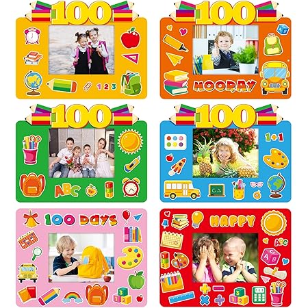 Amazon.com: Ready to Decorate 100th Day of School Decorate Glasses ...