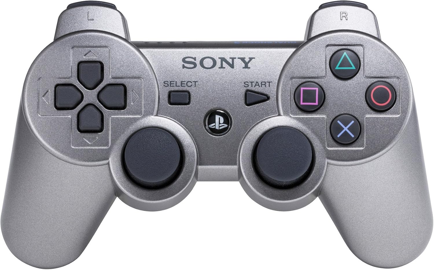 PlayStation 3 DualShock 3 wireless controller - Metallic Grey : Amazon ...