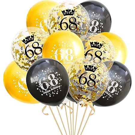Amazon.com: 40inch Rose Gold Foil 68 Helium Jumbo Digital Number ...