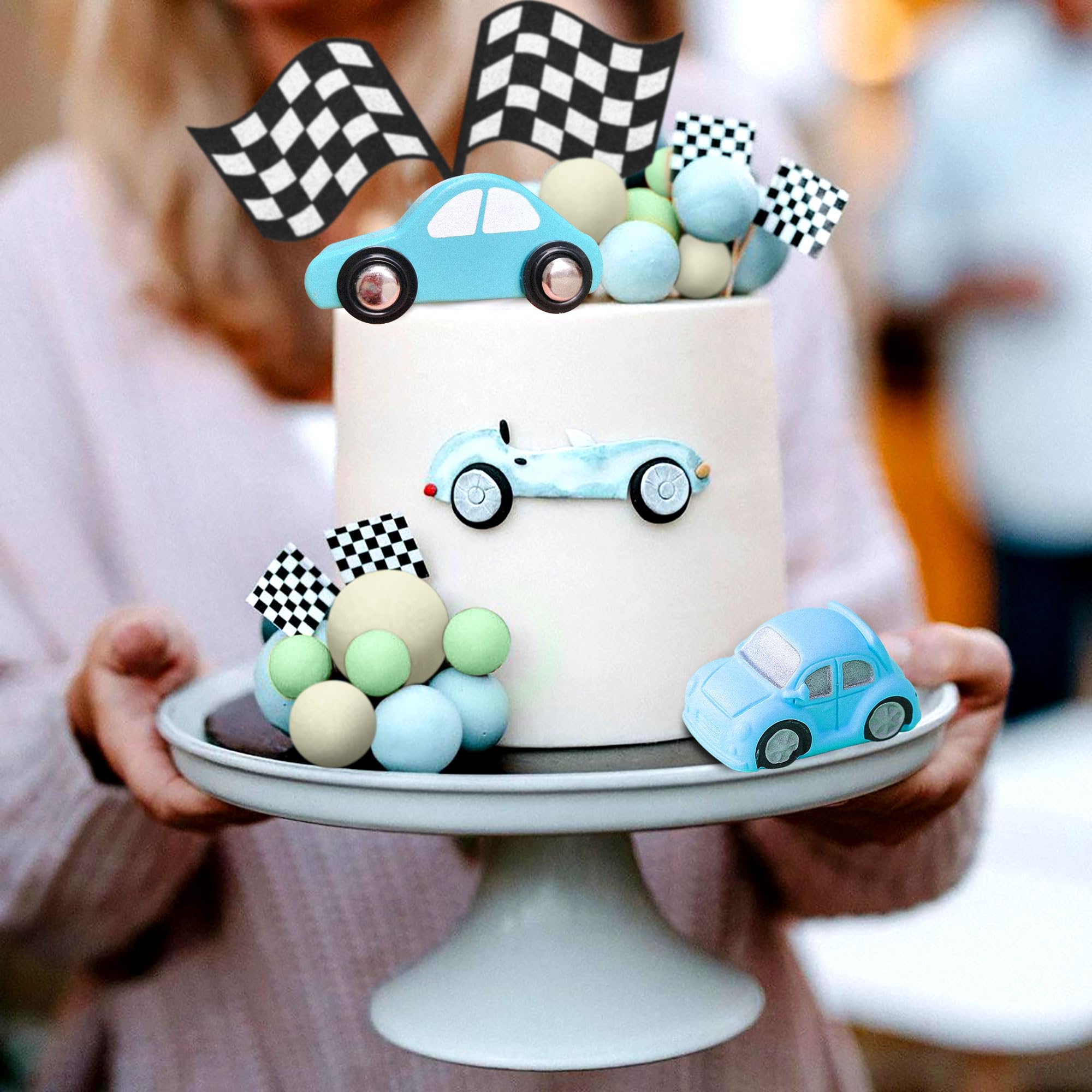 Snapklik.com : Two Fast Cake Topper Race Car Cake Decorations Car Cake ...