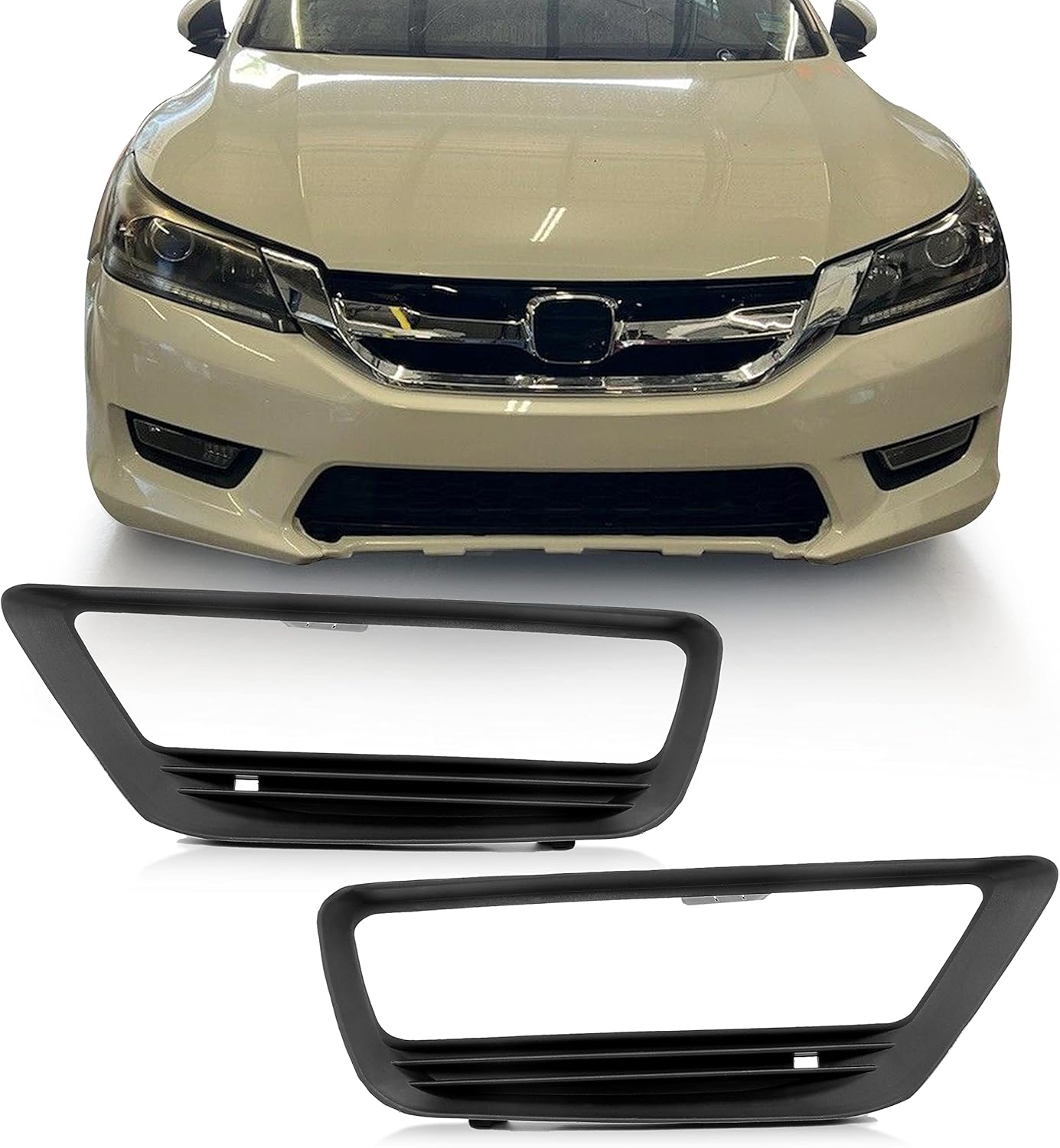 Amazon.com: KUAFU Fog Light Trim Bezel Compatible with 2013-2015 Honda ...