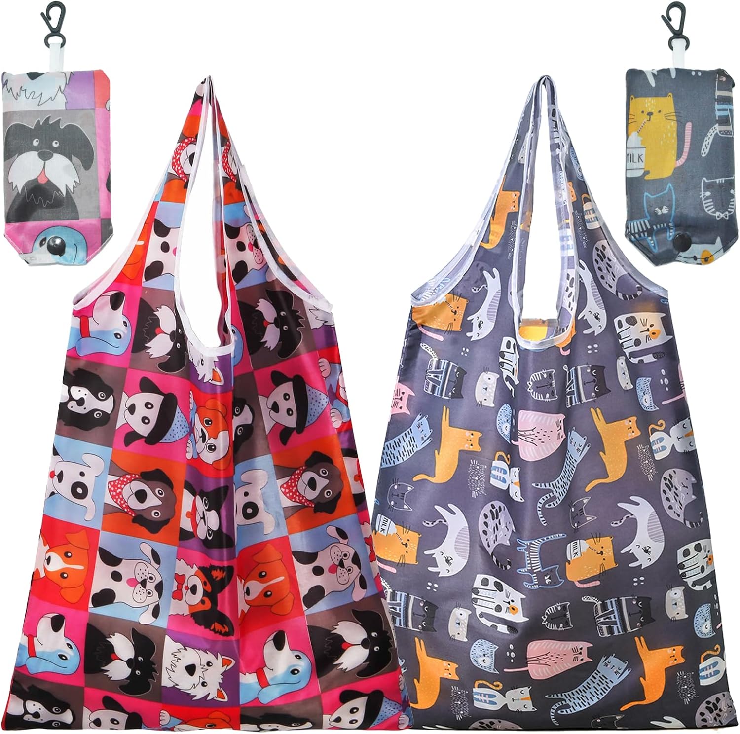 Foldable Eco-Friendly Shopping Bag, Grocery Shopping Cloth Bags ...