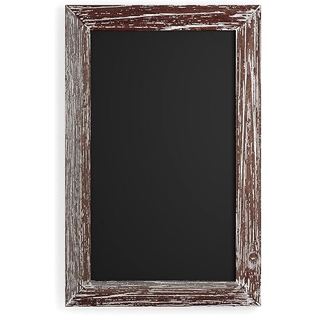 Amazon.com: Rustic Wooden Magnetic Kitchen Chalkboard Sign - 12x16 Inch ...