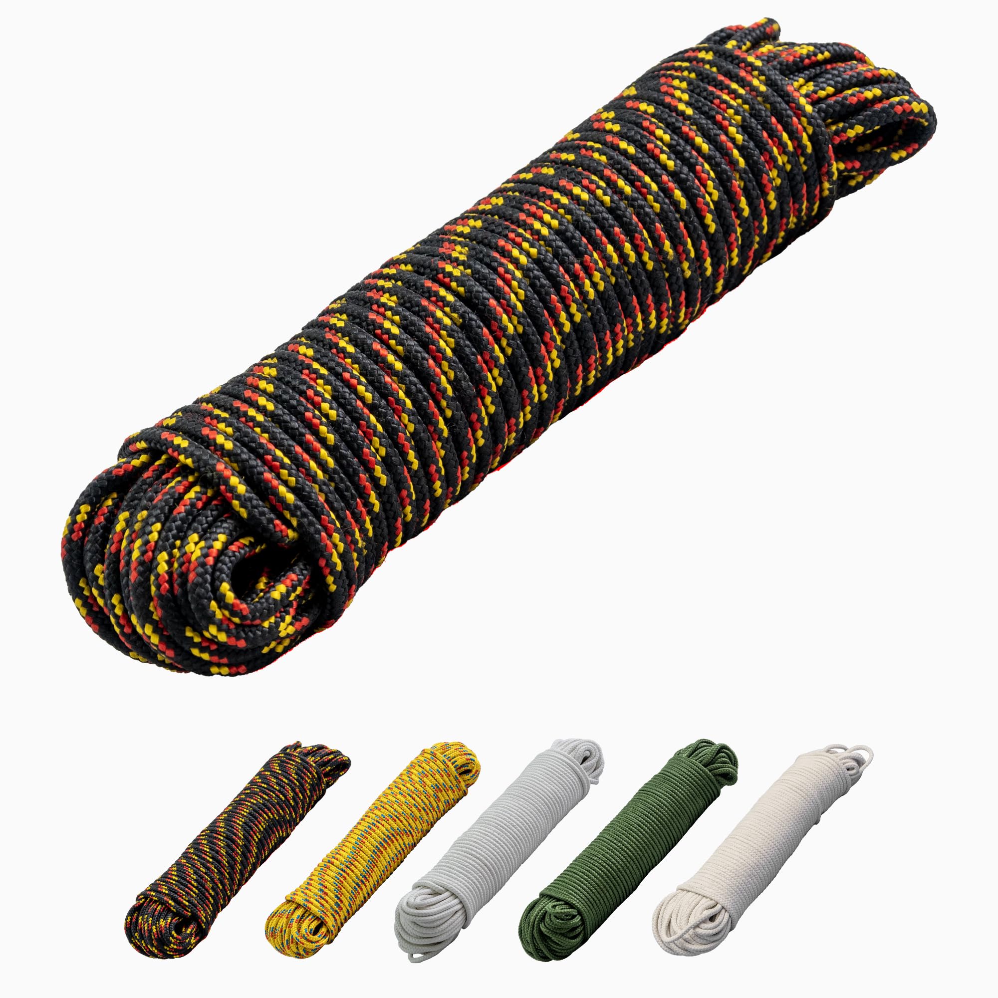 Amazon.com: ITACORDA- 90ft Eco-Friendly Braided Rope -Multipurpose ...