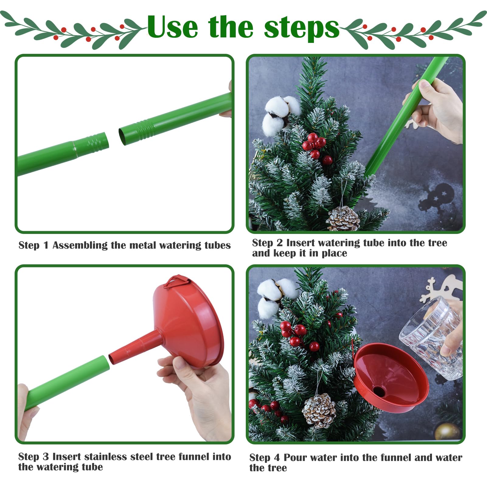 Large Funnel 2-Pack 47\" - Stainless Steel E 246871 Christmas Tree ...