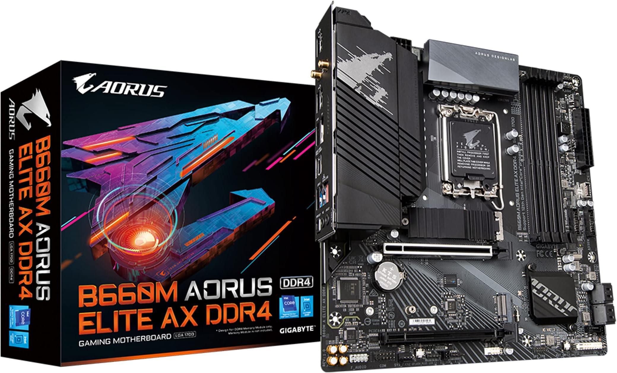Amazon.com: GIGABYTE B760M AORUS Elite AX (LGA 1700/ Intel/ B760/ M-ATX ...