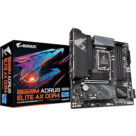 Amazon.com: GIGABYTE B660M AORUS Elite AX DDR4 (B660/ Intel/LGA 1700 ...