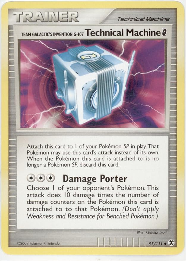 Amazon.com: Pokemon - Team Galactic39;s Invention G-107 Technical ...