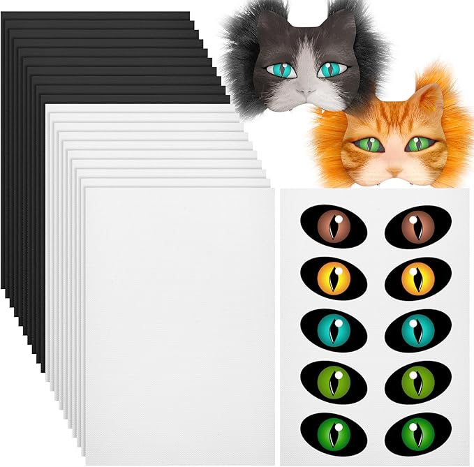 Amazon.com: Seenelling 20 Pcs 11.81x7.87“ Eye Mesh for Therian Mask PVC ...