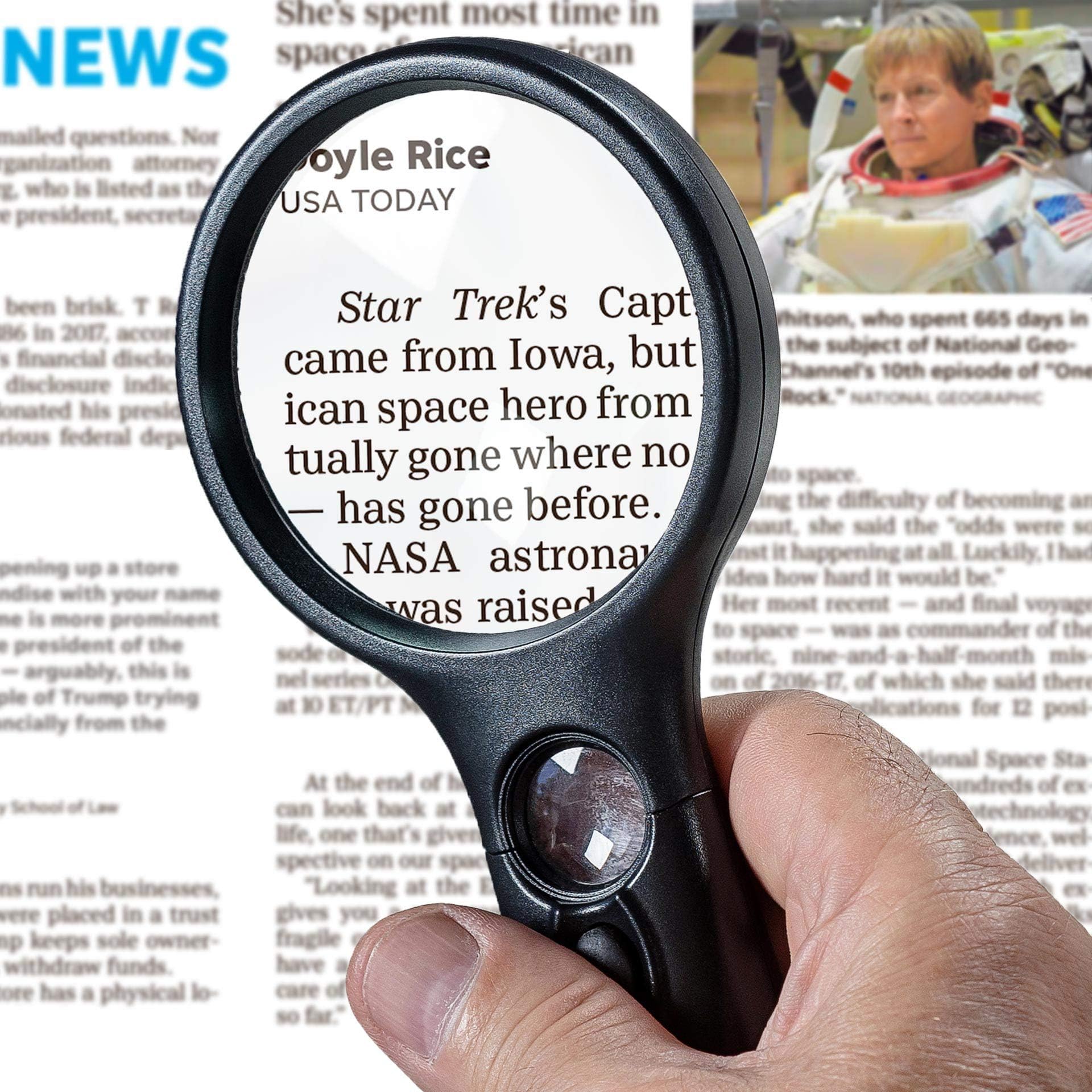 Amazon.com: Leipan 100X Magnifying Glass for Reading, Digital Magnifier ...