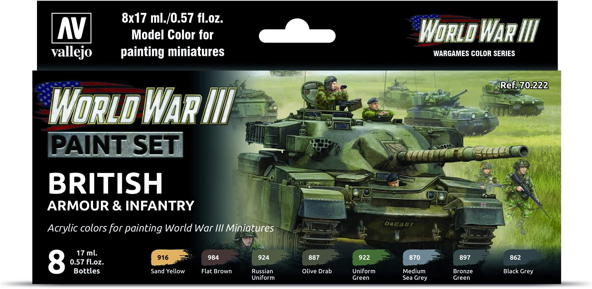 Amazon.com: Vallejo Model Color WWIII British Armour & Infantry : Arts ...