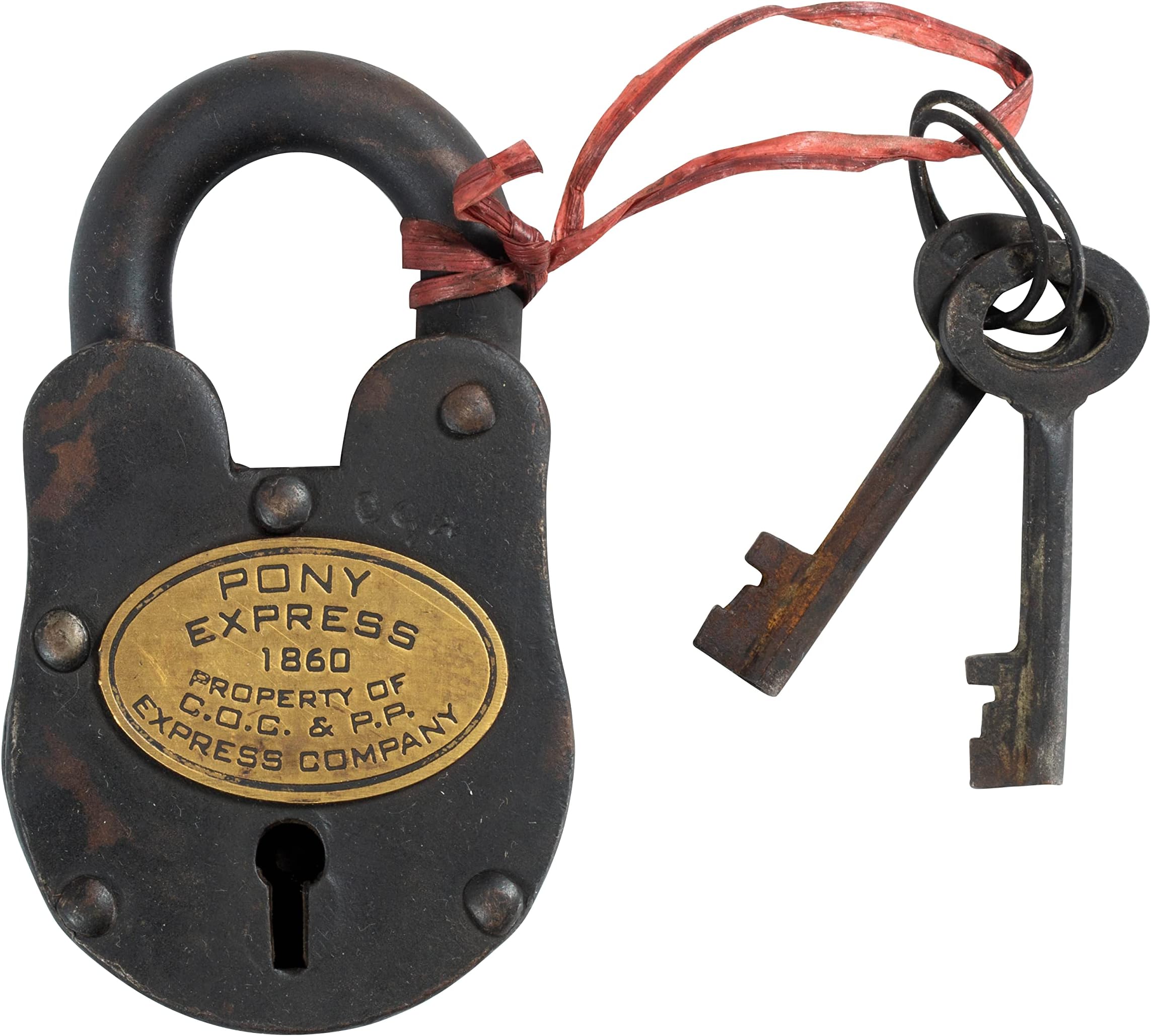 Cast Iron Alcatraz Penitentiary Prison Padlock Lock With Keys - Amazon.com
