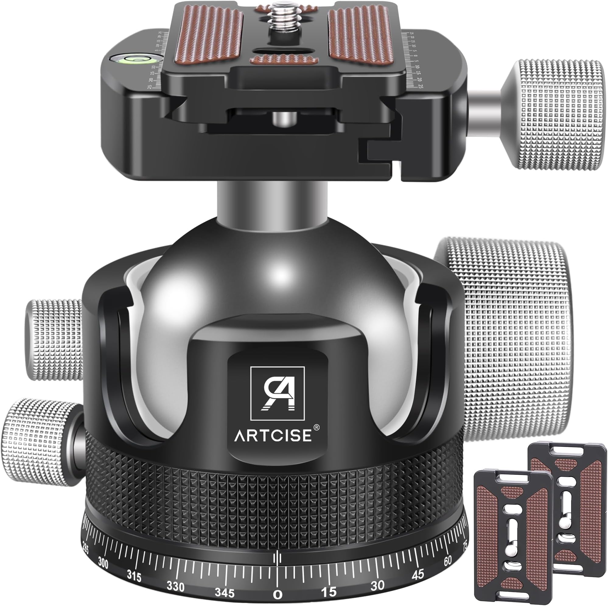 55mm Low Profile Ball Head Tripod Ball Head ARTCISE KB55 Heavy Duty ...