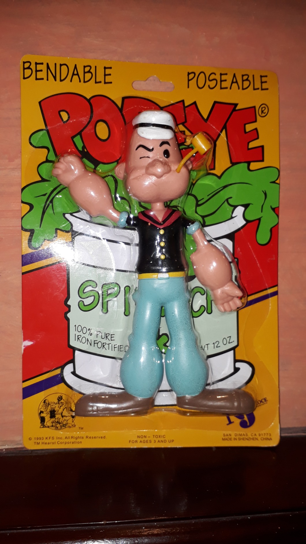 Amazon.com: NJ Croce Popeye Bendable Toy Figure : Toys & Games