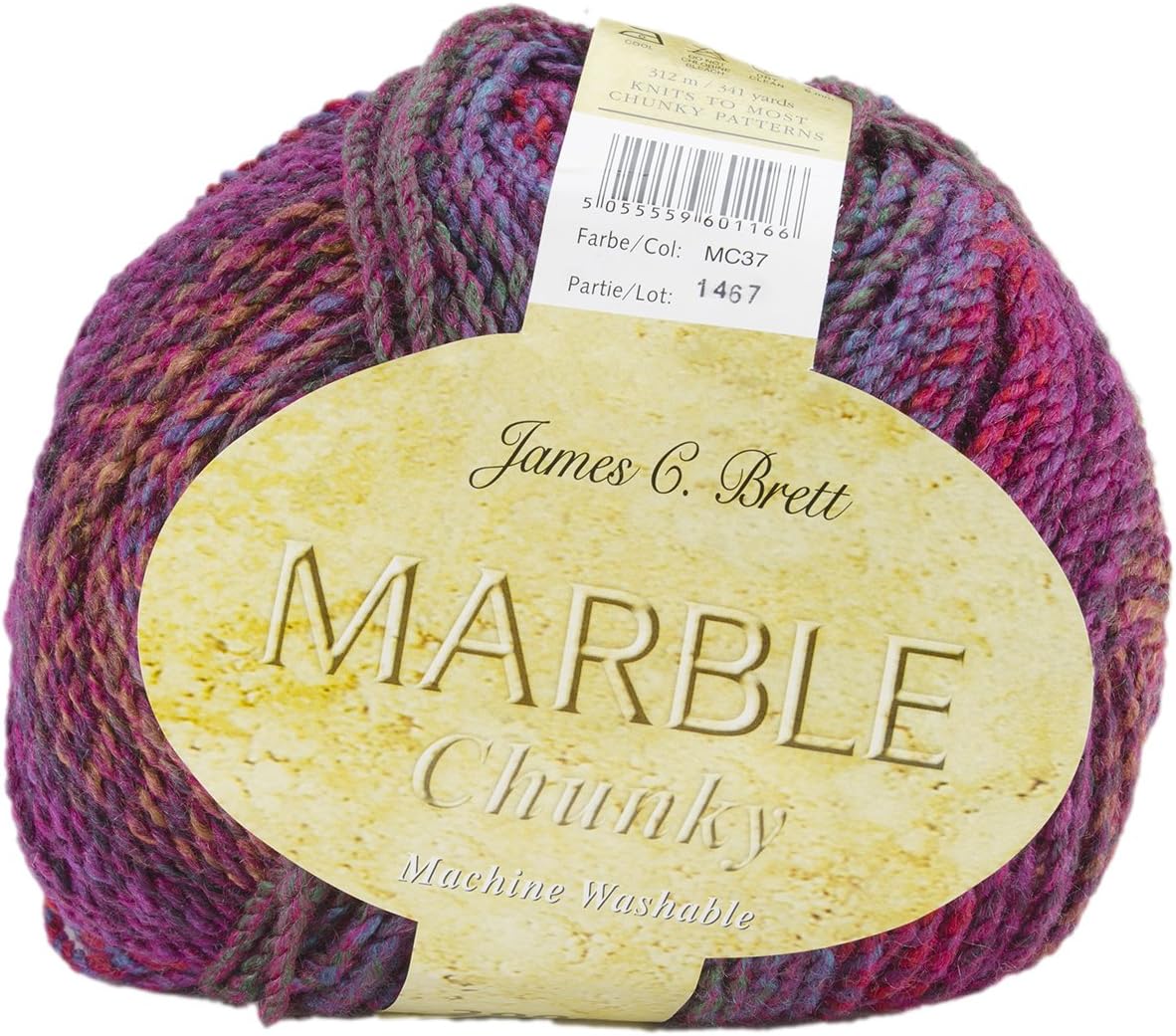 Amazon.com: James C. Brett Marble Chunky Yarn-Oceana