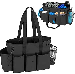 LoDrid Tote Cleaning Caddy with Dividers for Cleaning Supplies ...