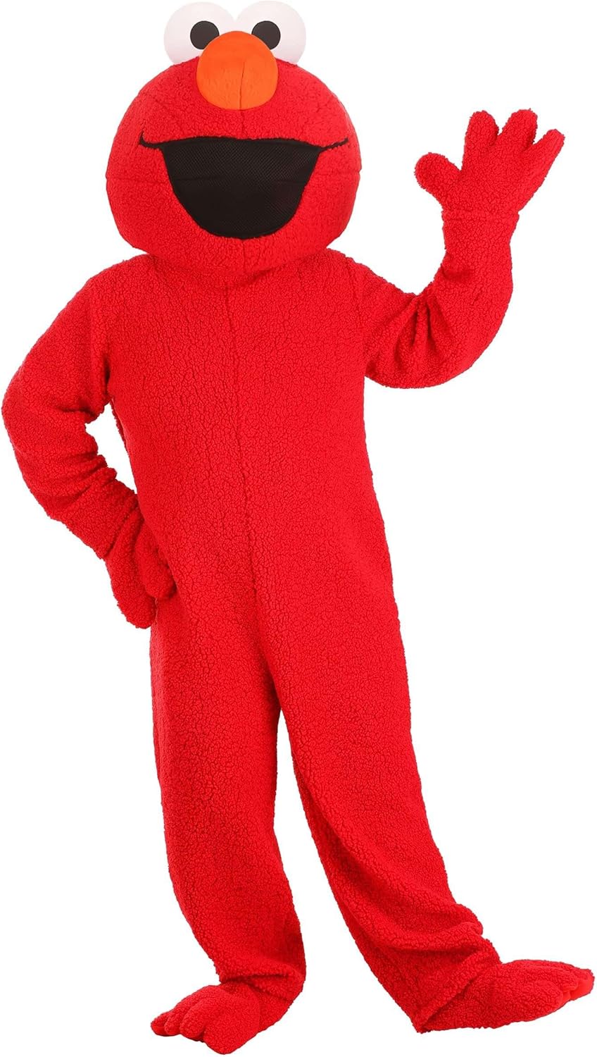 Amazon.com: Officially Licensed Sesame Street Elmo Mascot Costume ...