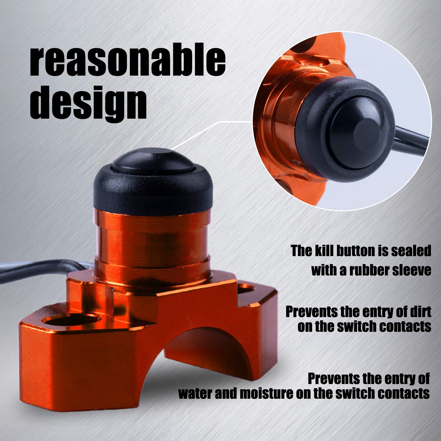 Snapklik.com : ORAEVY CNC Universal Motorcycle Engine Stop Start Kill ...