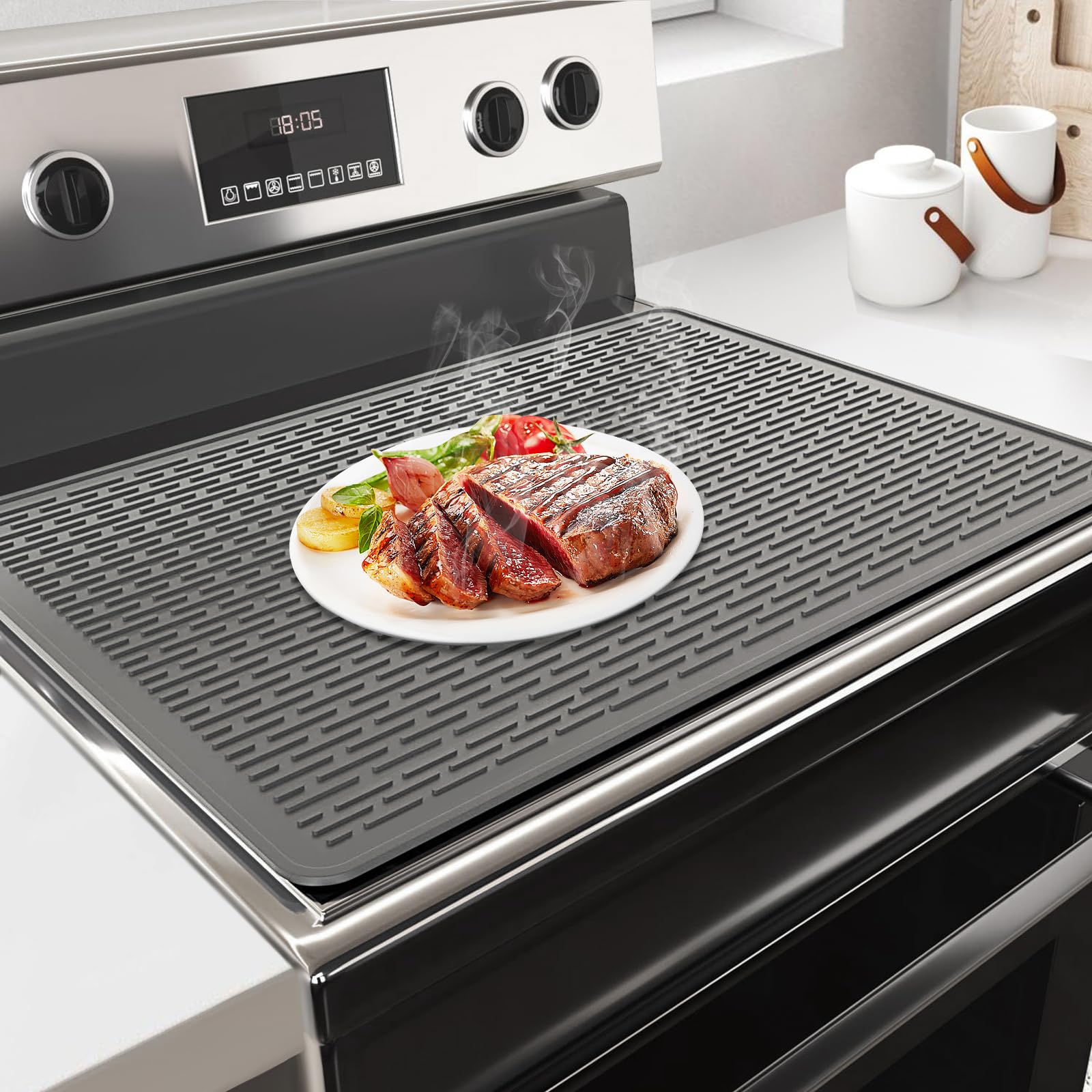 Amazon.com: Silicone Stove Top Cover for Electric Stove, 28 * 20 inches ...