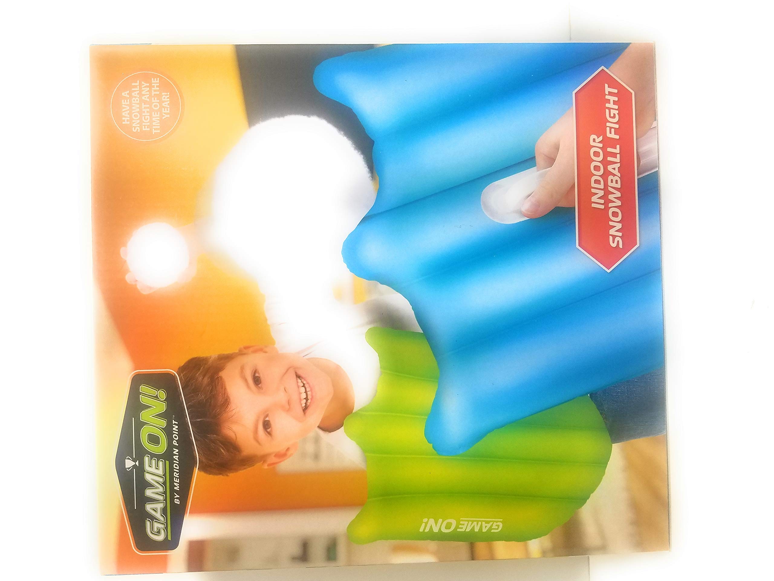 Buy Game On Indoor Snowball Fight Set with Two Inflatable Shields and ...