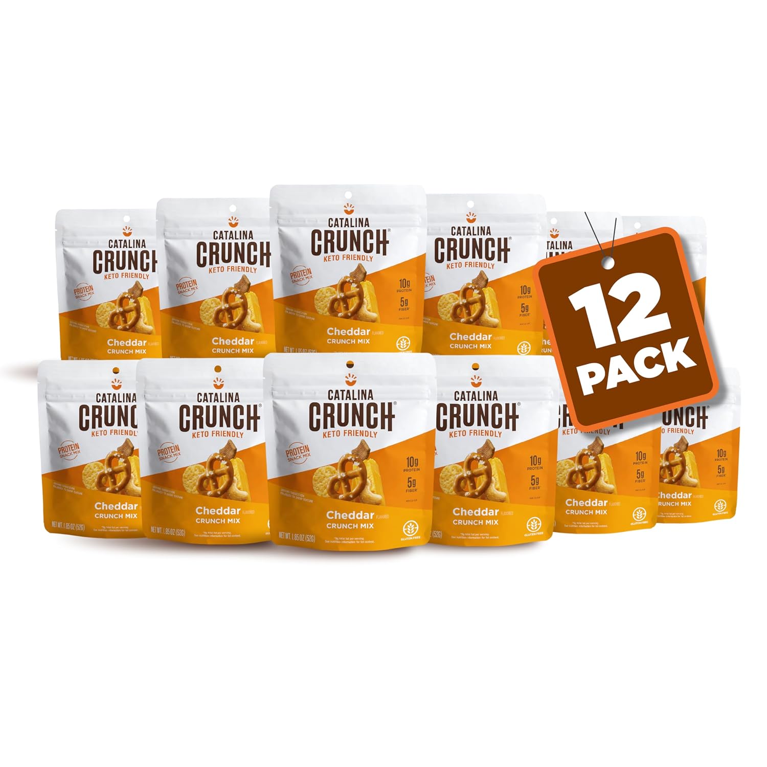 Amazon.com: Catalina Crunch Mix Cheddar High Fiber Protein Snack Mix ...