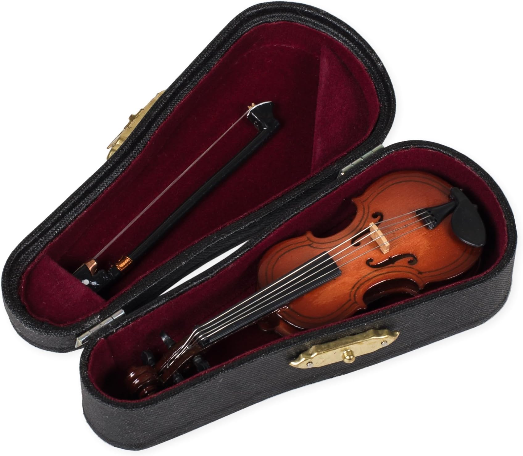 Amazon.com: Broadway Gift Co. Miniature Violin Polished Instrument 3 ...