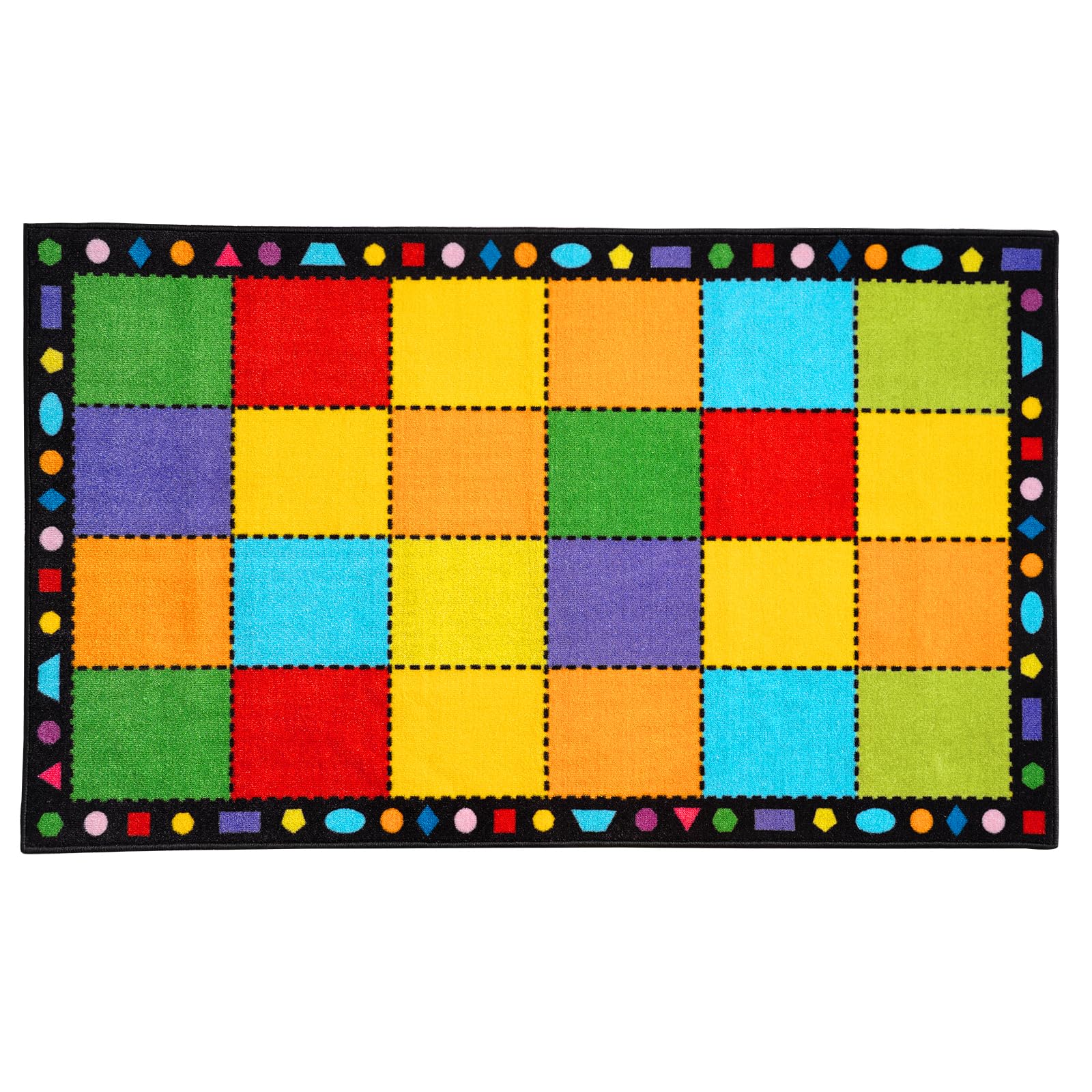 Amazon.com: Booooom Jackson Thick Nylon Classroom Rug Elementary13'x7'5 ...