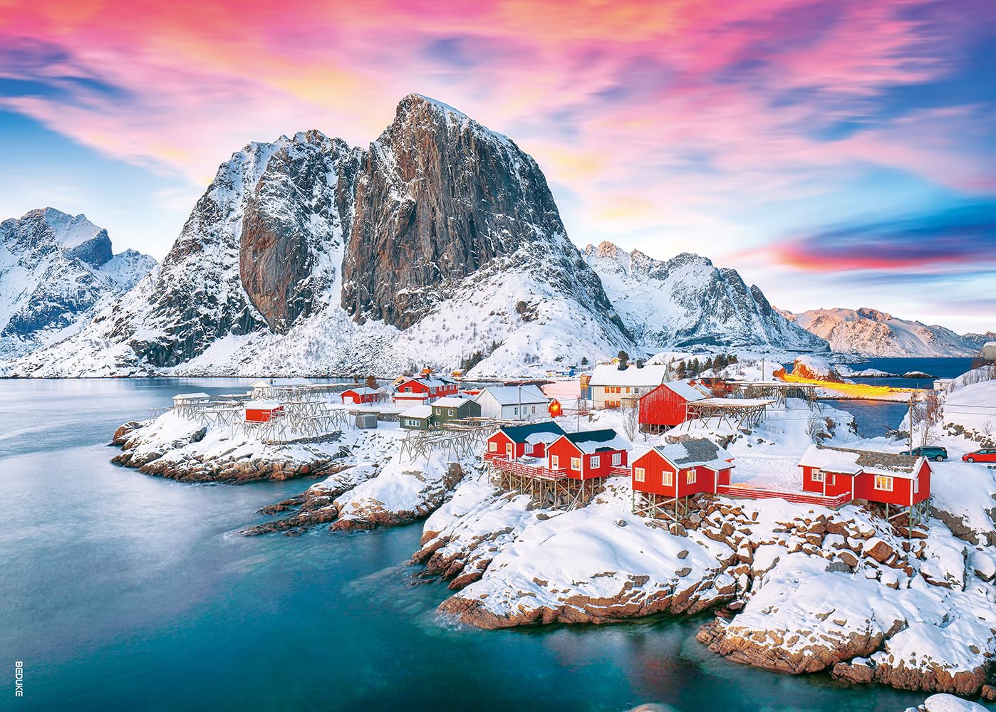 Amazon.com: BEDUKE Jigsaw Puzzles for Adults 1000 Pieces Thick Sturdy ...