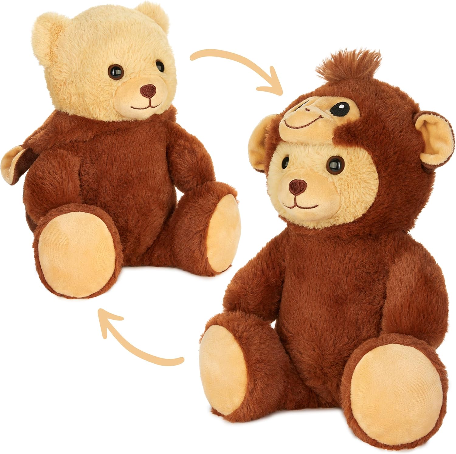 Amazon.com: BRUBIES Teddy Monkey - 10 Inch Teddy Bear in Monkey Costume ...