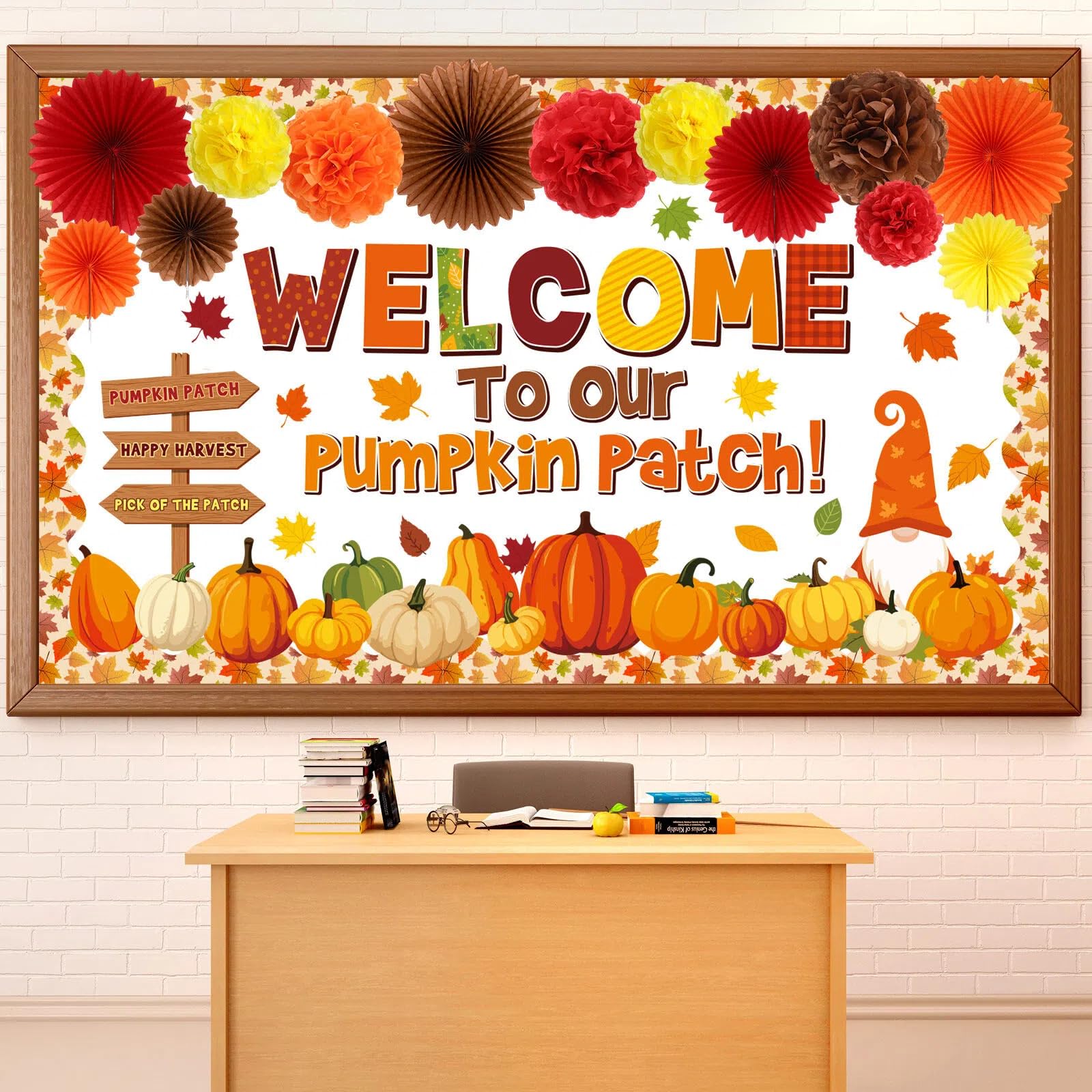 Snapklik.com : Pasimy Fall Bulletin Board Classroom Decorations