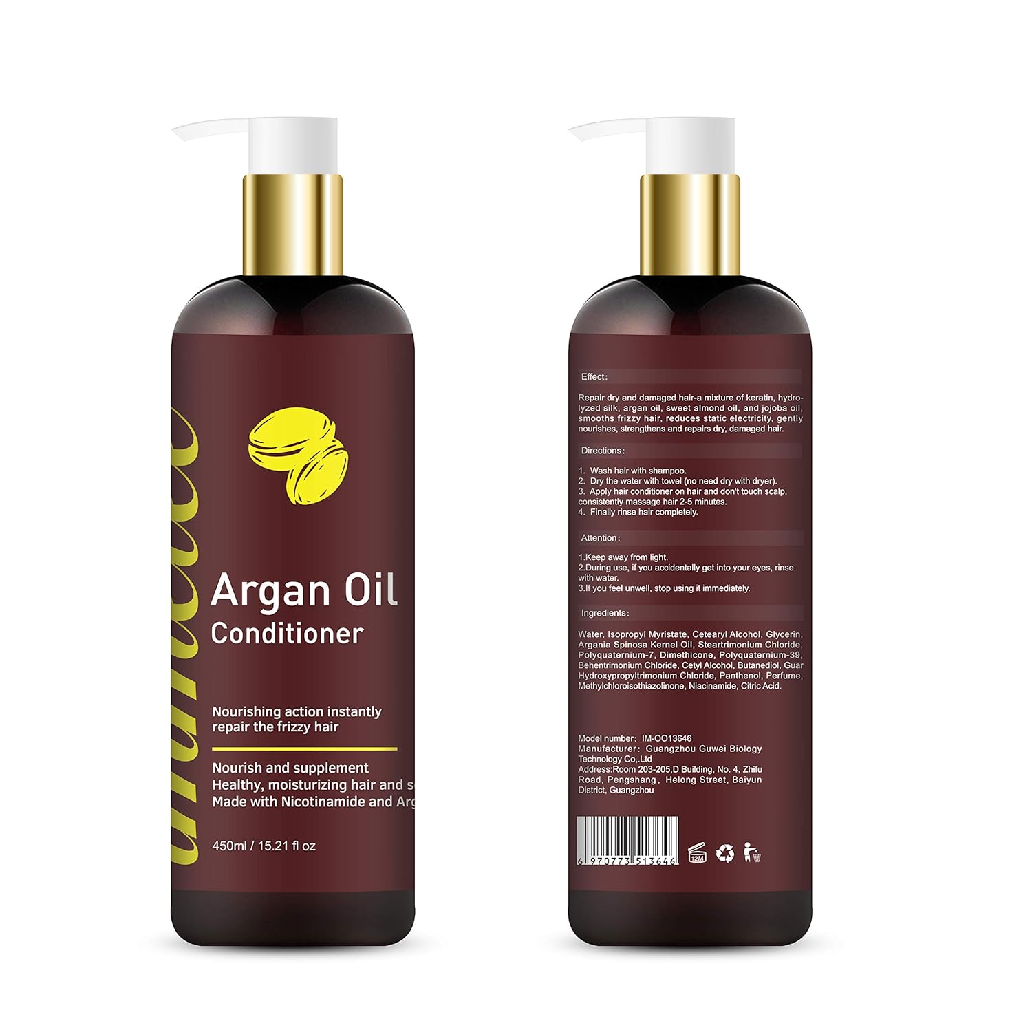 Amazon.com : IMMETEE Argan Oil Conditioner, Nourish and Supplement ...