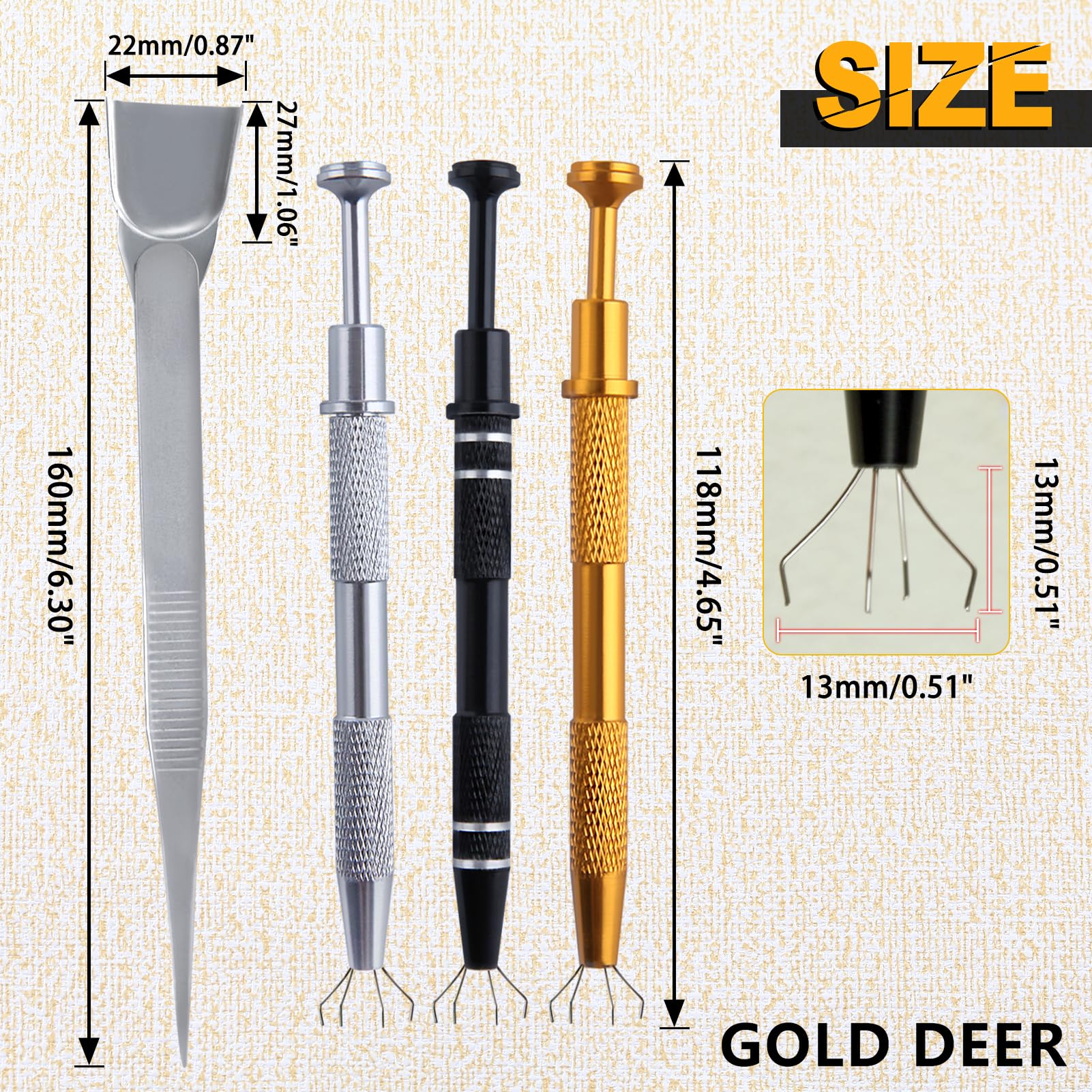 Piercing Grabber Tool 2-Piece Piercing Ball Grabber Tools - Stainless ...