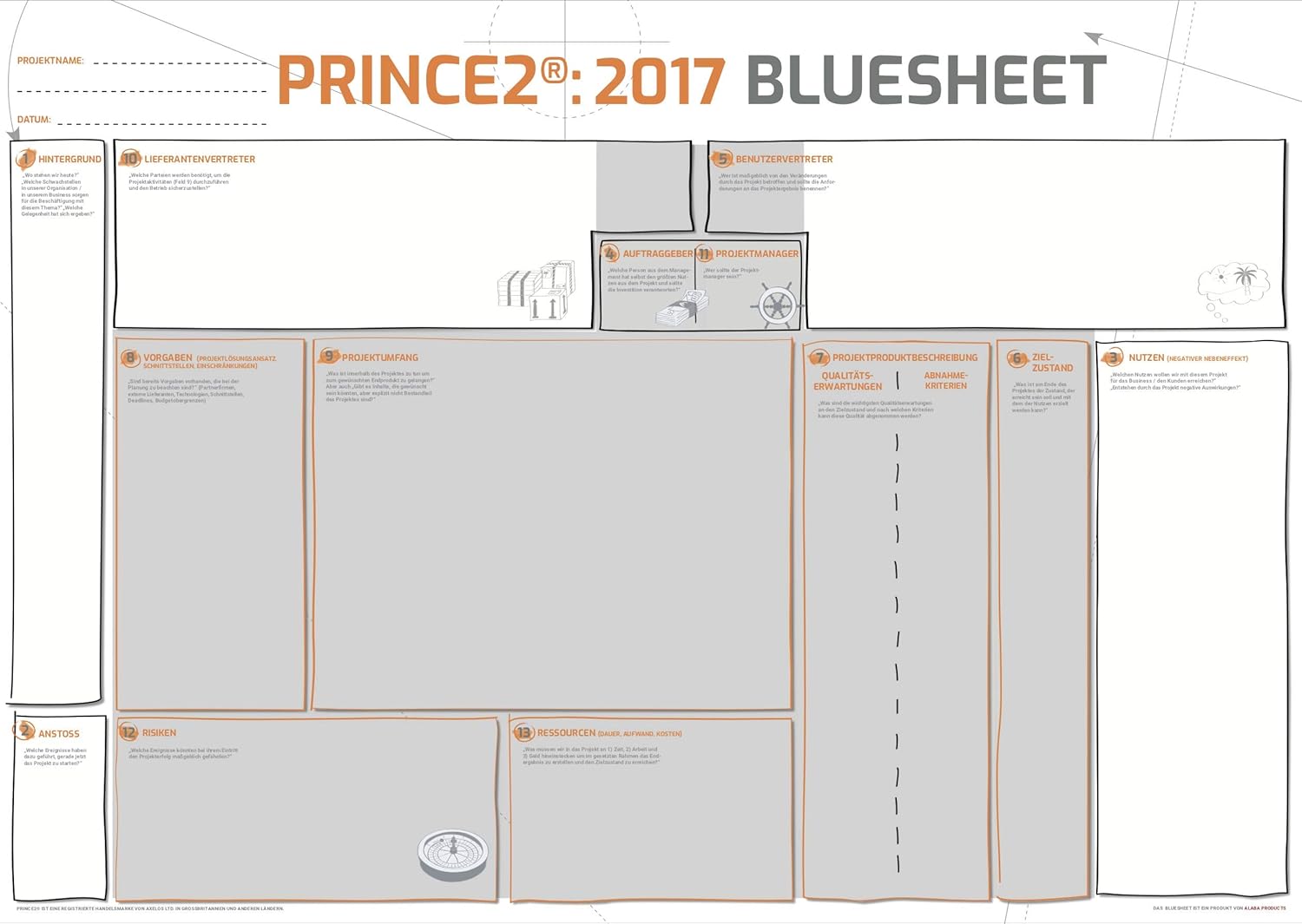 Project Starter Komfort, Arbeitsposter inkl. Anleitungsheft für Projektmanager (Project ...