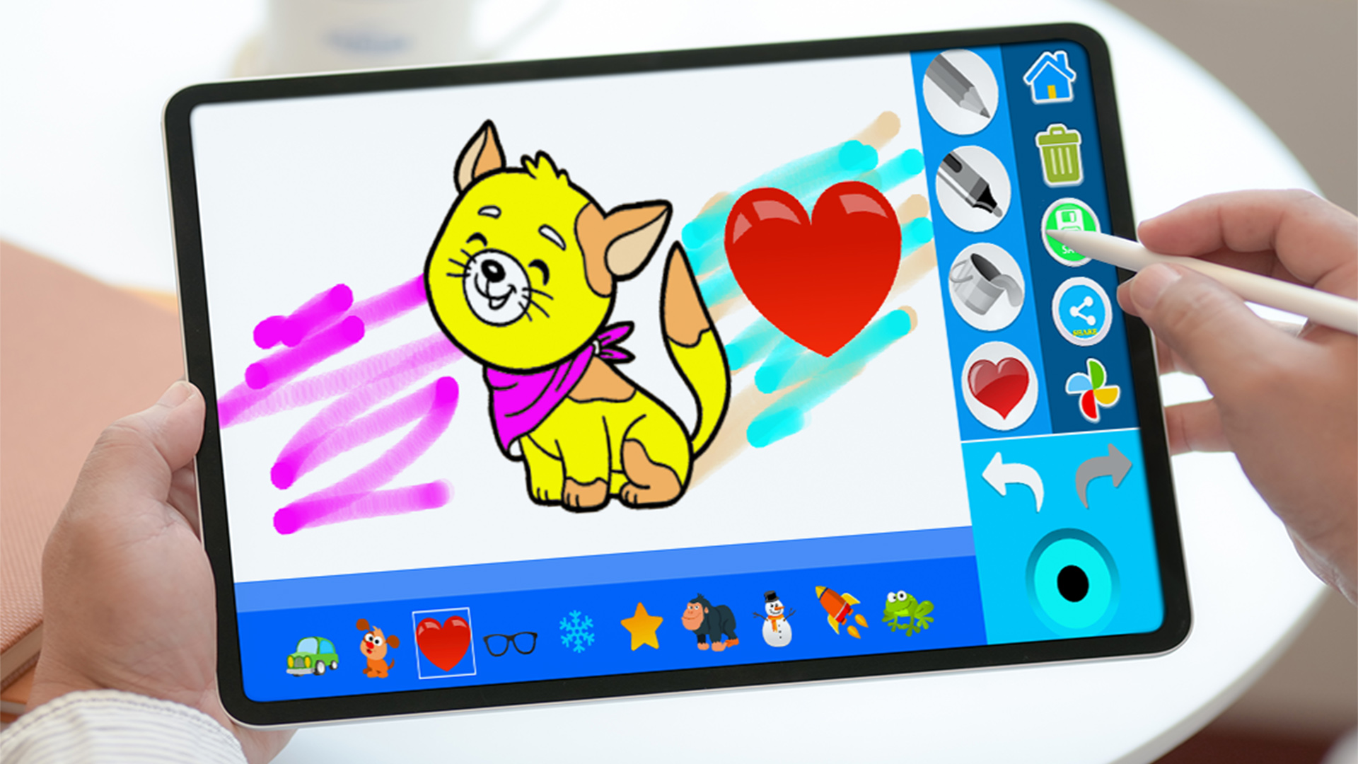 Cute Kitten Coloring Page. - App on Amazon Appstore