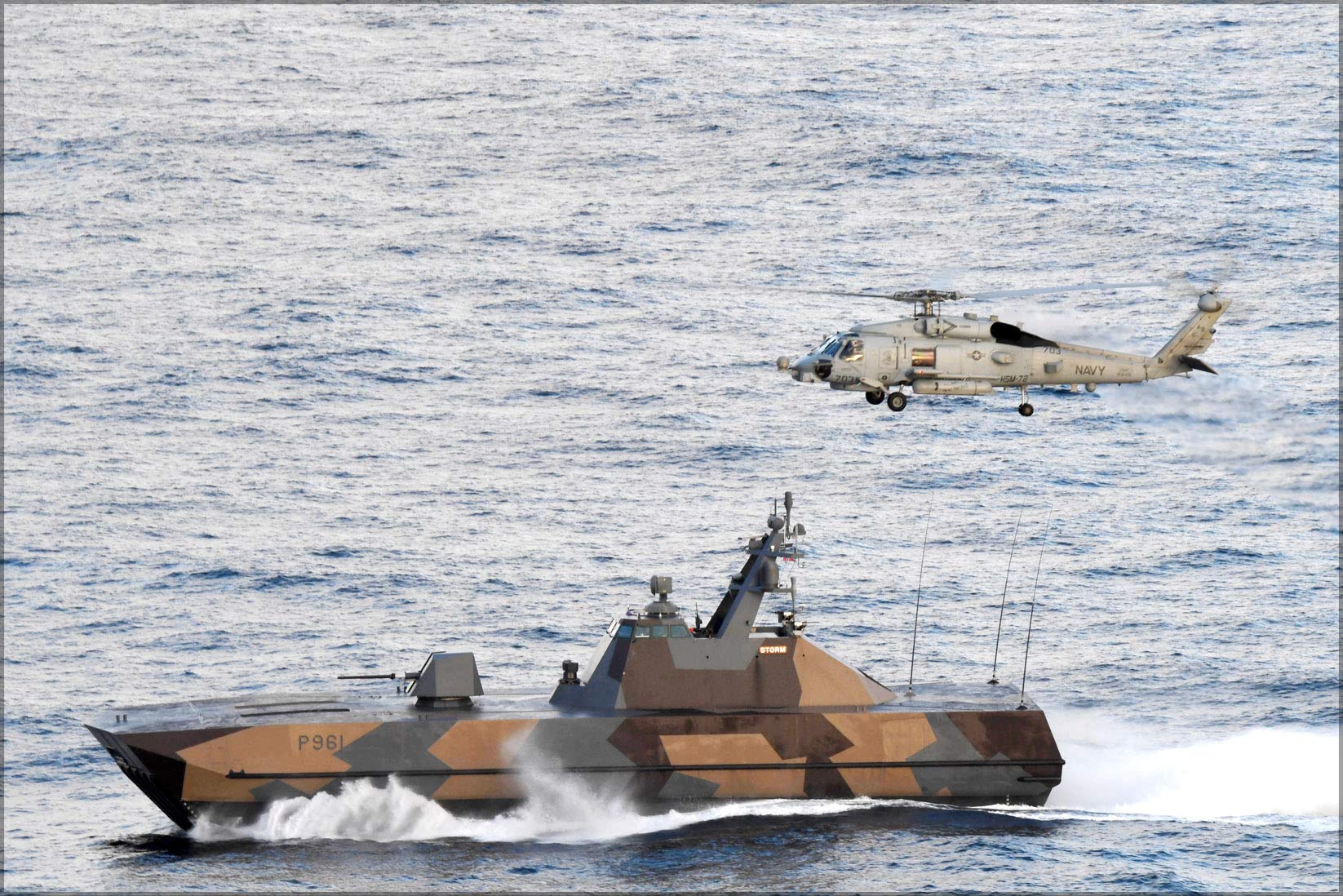 Buy 16"x24" Canvas, A US Navy Sikorsky MH-60R Seahawk with the ...